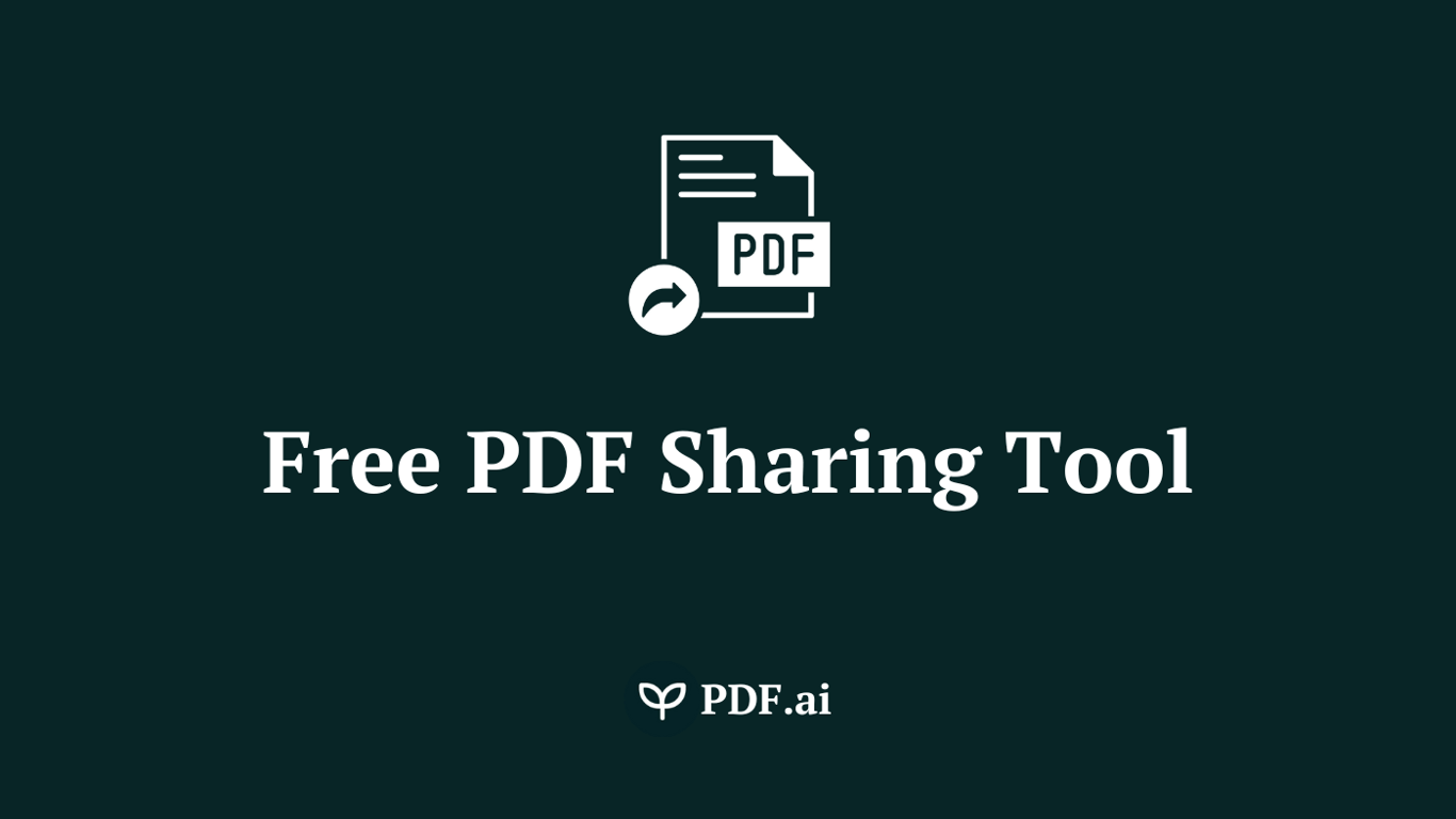 Free PDF Sharing Tool - Share PDFs Securely Online