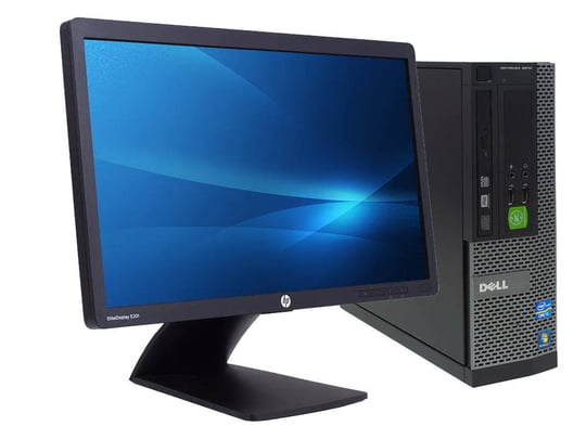 Dell OptiPlex 3010 SFF + 20,1" HP EliteDisplay E201 Monitor PC set ...