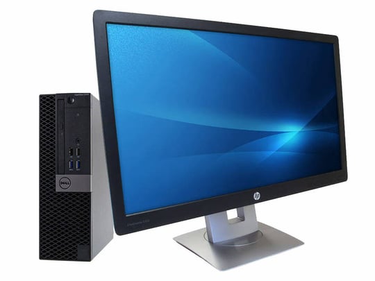 Dell OptiPlex 3040 SFF + 23" HP EliteDisplay E232 IPS Monitor PC ...