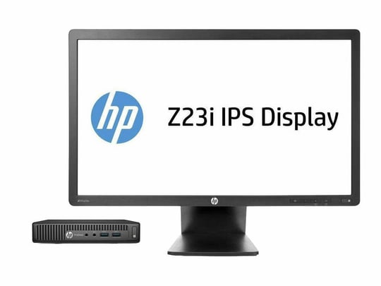 HP ProDesk 400 G2 DM + 23" HP Z23i IPS Monitor PC set - 2070642 | furbify