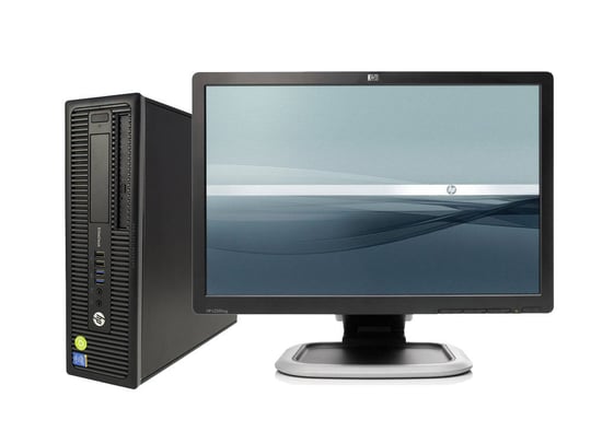 HP EliteDesk 800 G2 SFF + 22" HP L2245wg Monitor (Quality Silver) PC ...