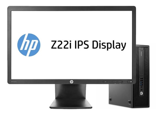 HP EliteDesk 800 G2 SFF + 21,5" HP Z22i Monitor PC set - 2070558 | furbify