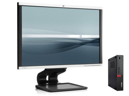 Lenovo ThinkCentre M920q Tiny + 24" HP LA2405x Monitor PC set - 2070562 ...