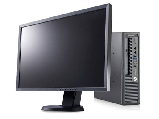HP EliteDesk 800 G1 USDT + 24" EIZO FlexScan EV2436W Monitor PC set ...