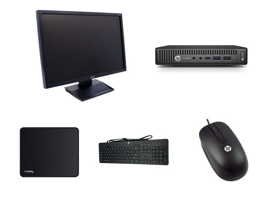 HP ProDesk 600 G2 DM + 22" Acer V223W Monitor (Quality Bronze) PC set ...