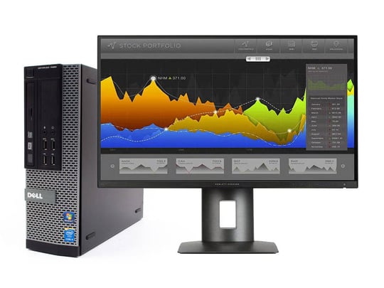Dell OptiPlex 7020 SFF + 27" HP Z27n (2560 x 1440 2K , IPS) Monitor PC ...