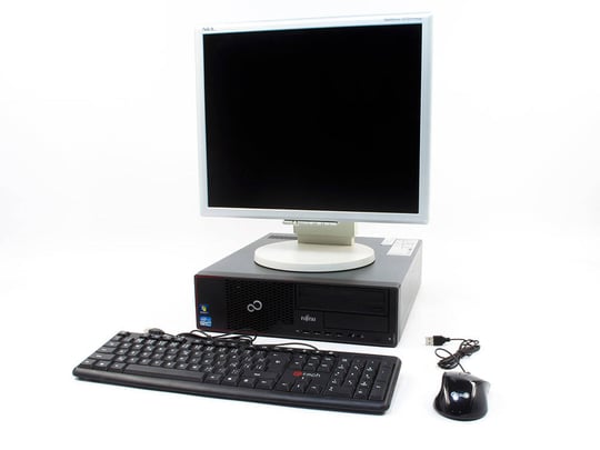 Fujitsu Esprimo E910 SFF + NEC Multi Sync 1970NX 19" Komplett PC ...