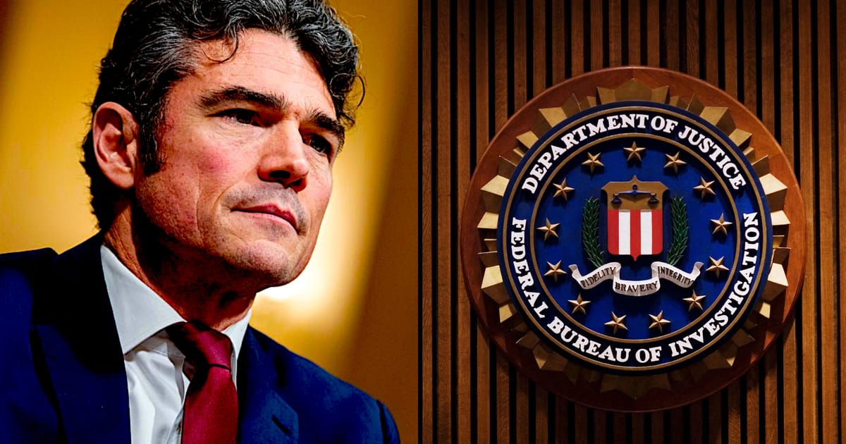 FBI Investigates Counter-terrorism Chief After Resignation over Iran War