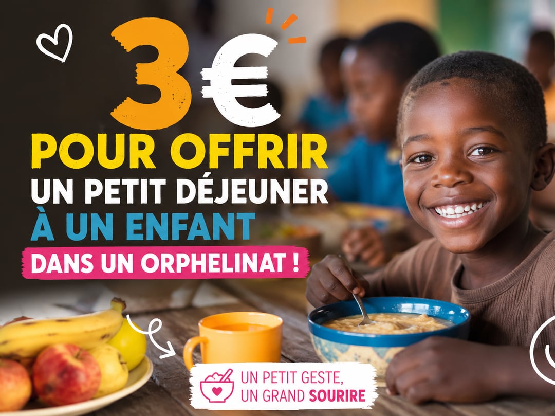 Cagnotte : 3€ POUR OFFRIR UN PETIT DÉJ À UN ENFANT avec L’ASSOCIATION ...