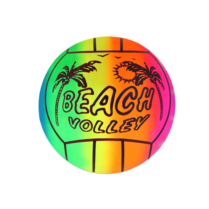 PVC Rainbow Volleyball 23cm | Outdoor Games