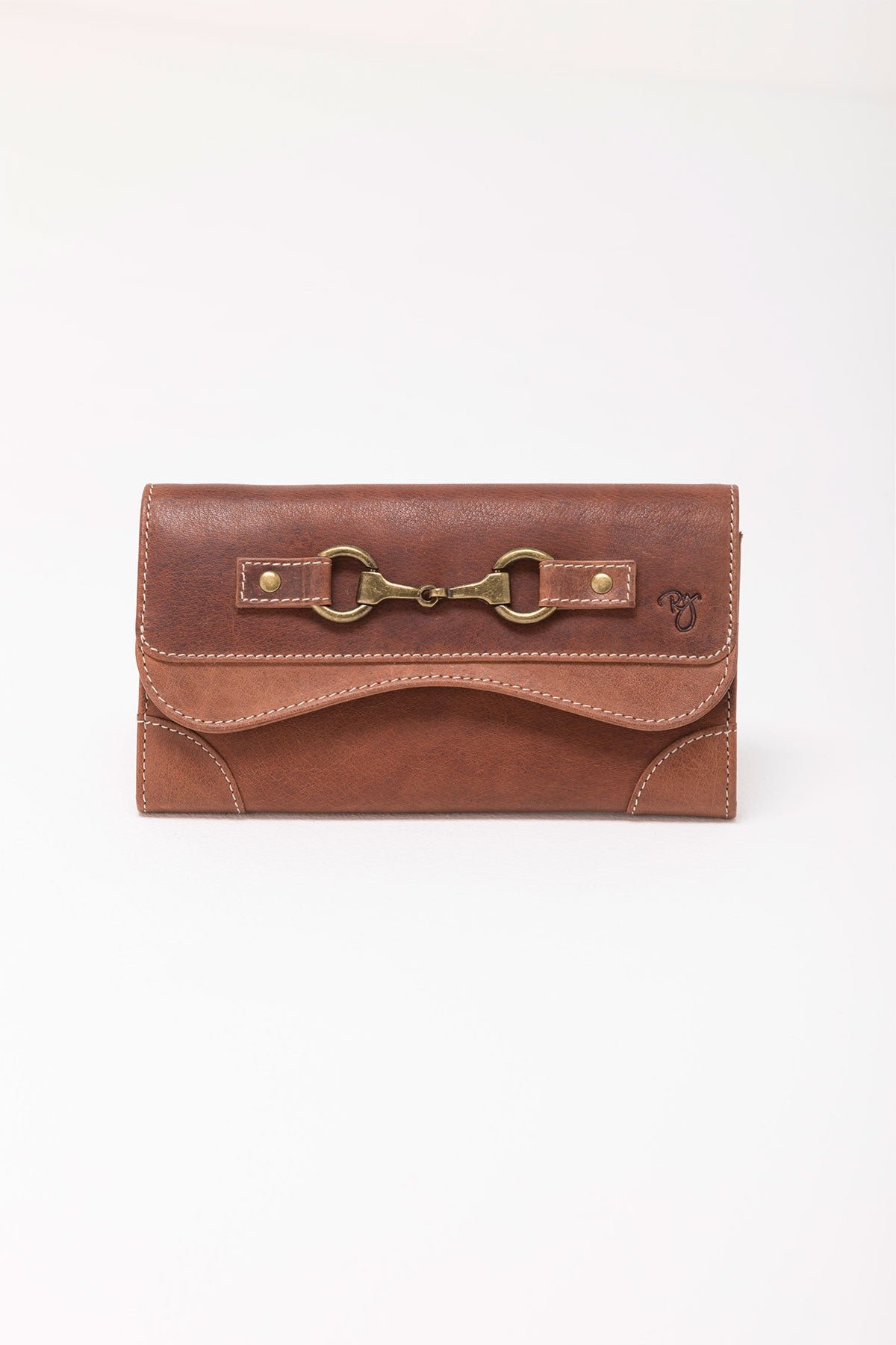 Ladies Tan Leather Long Purse UK - Rydale