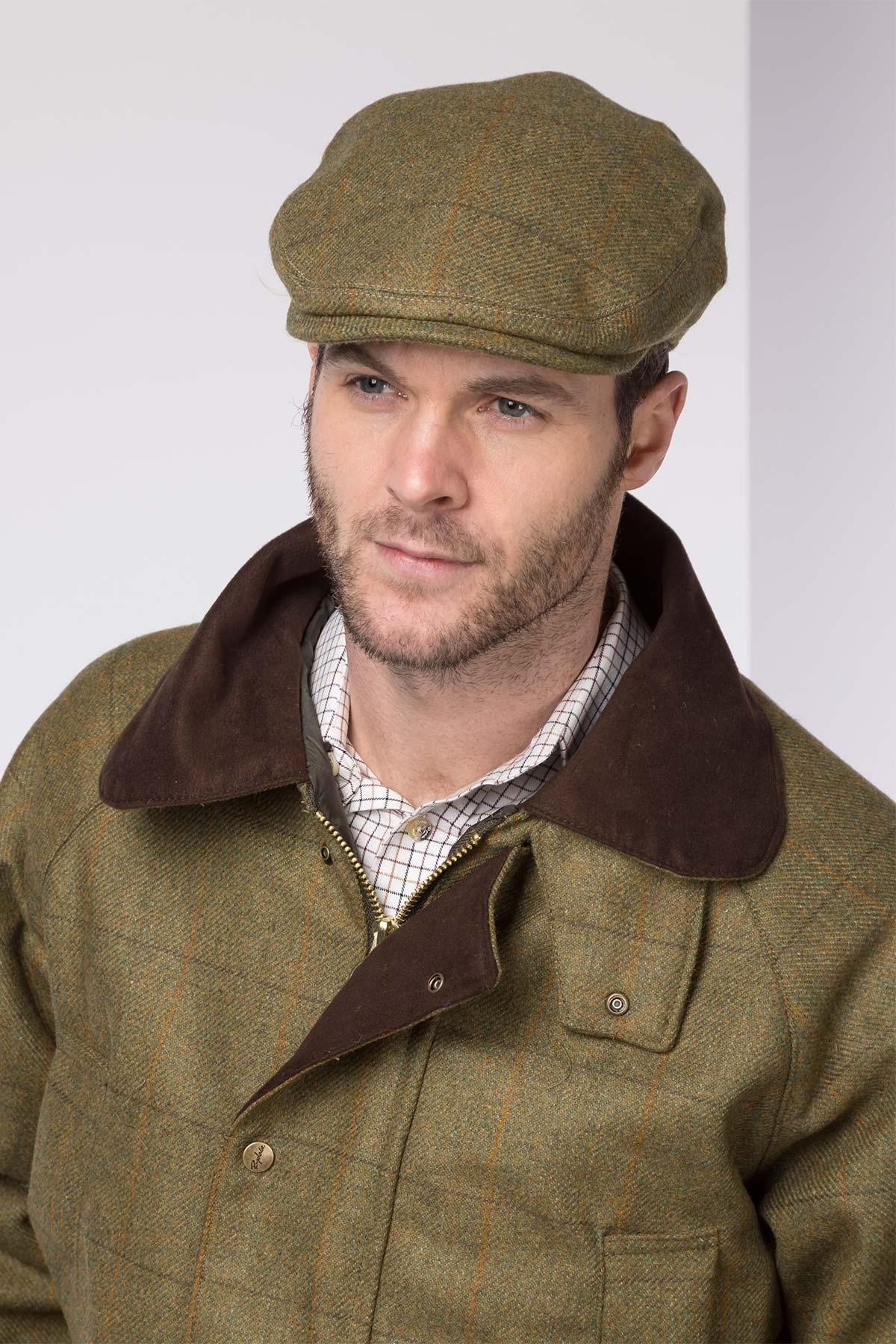 Mens Derby Tweed Flat Cap UK | Mens Flat Caps - Rydale