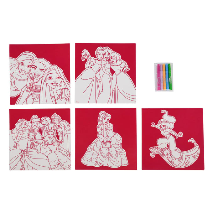 Disney Princess Colour In Velvet Posters UK