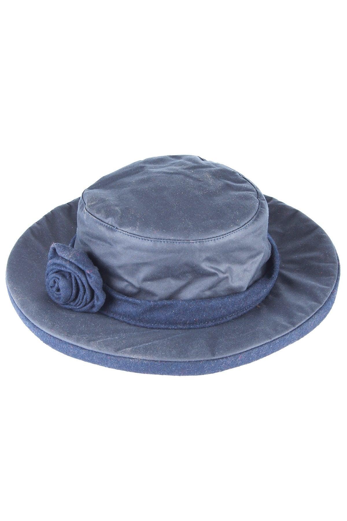 Ladies Waxed Cotton Rose Hat UK - Rydale