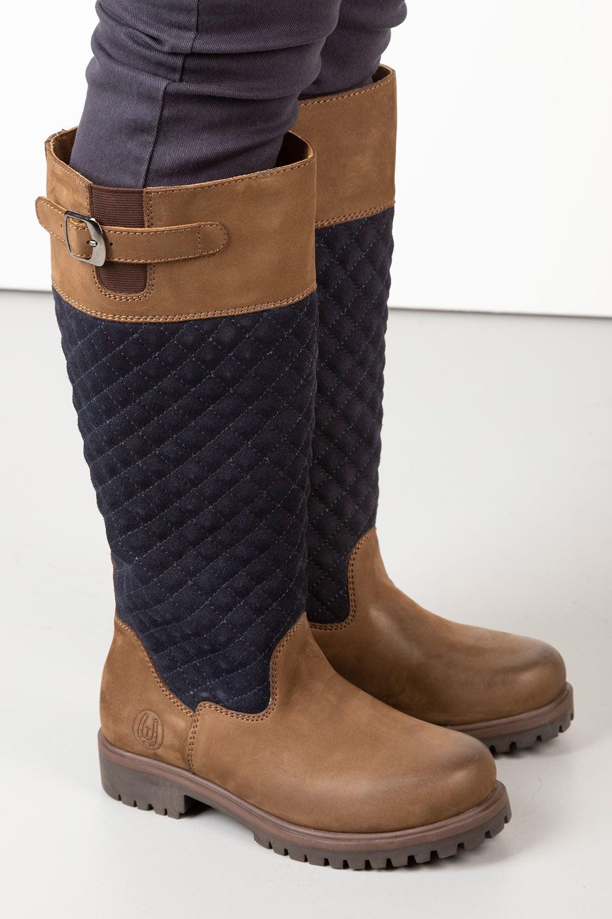 Ladies Leather Quilted Country Boots UK | Rydale