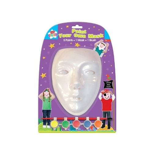 Paint Your Own Mask Craft Kit UK