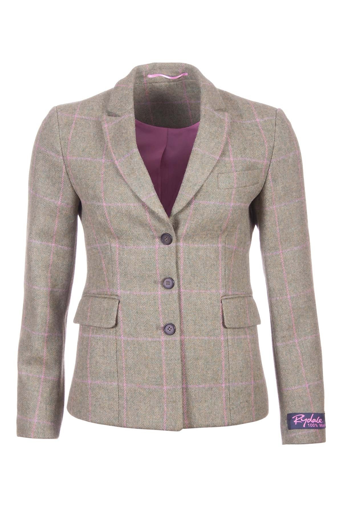 Womens Tweed Fitted Blazer UK | Ladies Short Tweed Jacket - Rydale