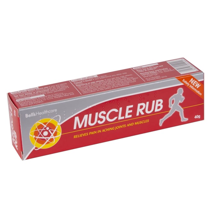 Bells Muscle Rub Cream 40g UK