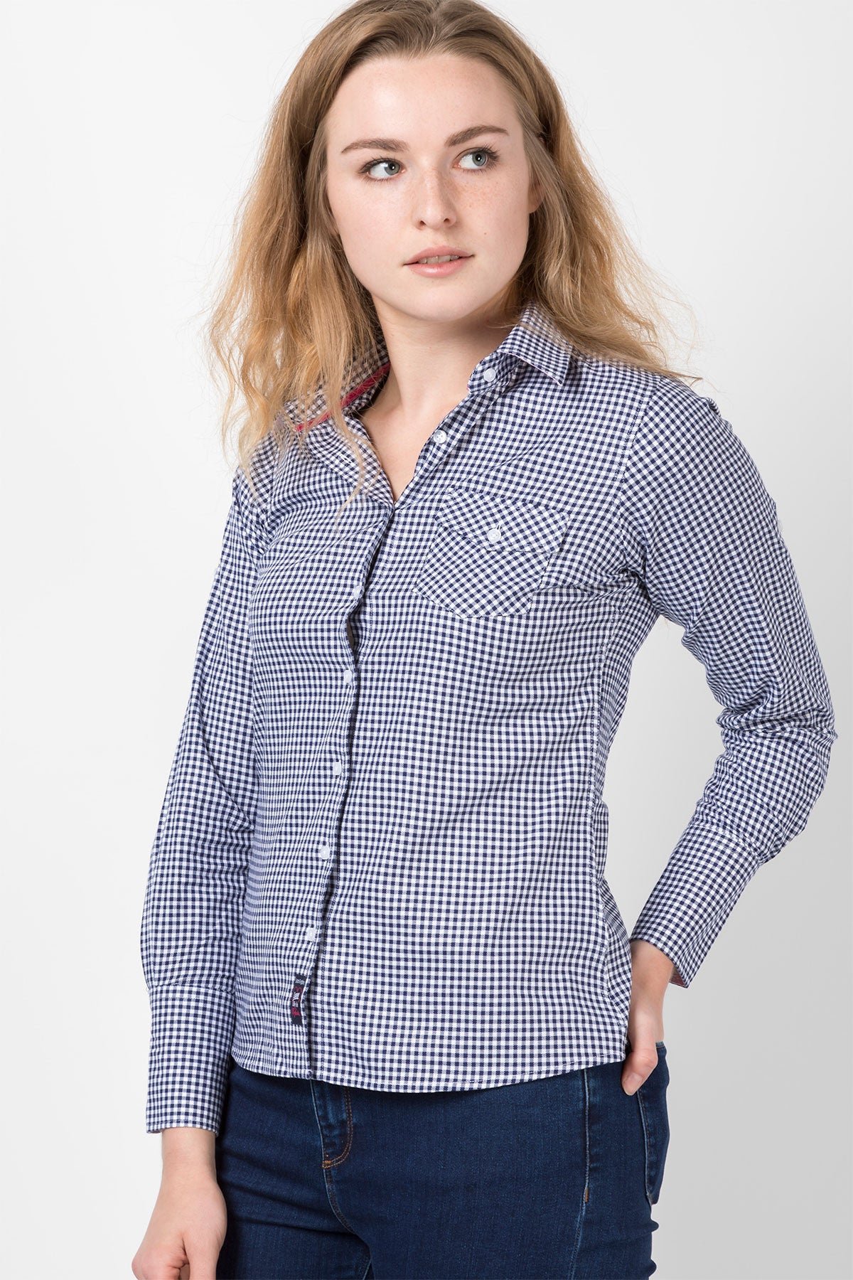 Ladies Country Check Shirt UK - Rydale