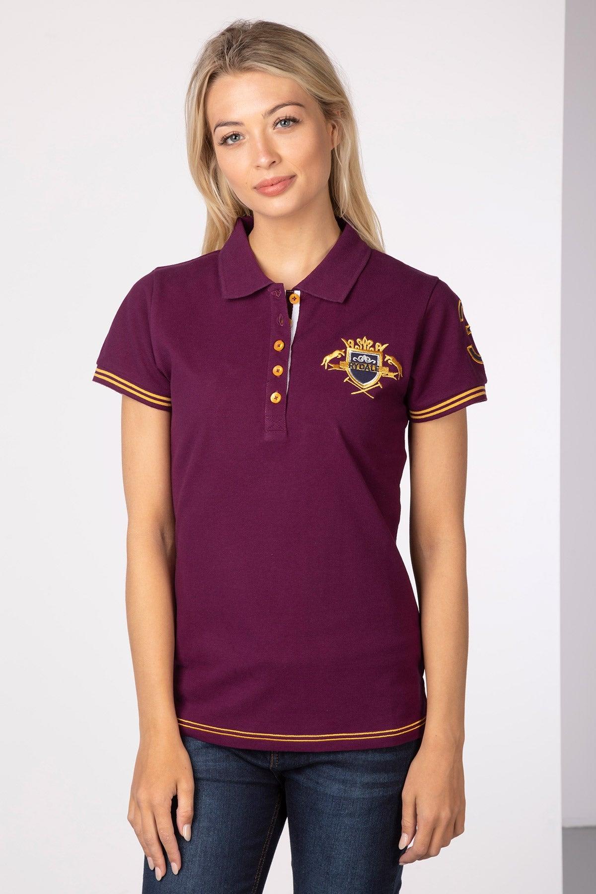 Ladies Lucy Emblem Polo Shirt UK - Rydale
