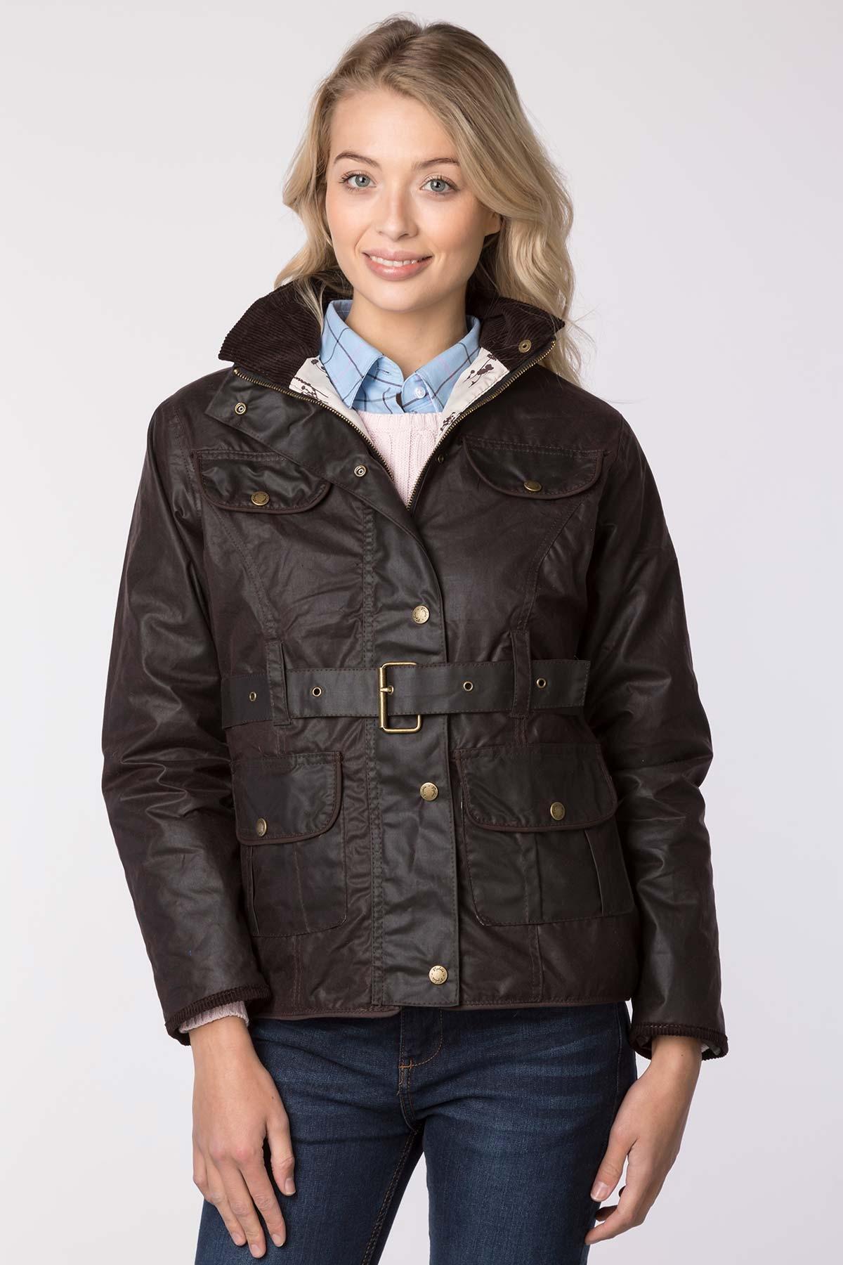 Ladies Belted Wax Jacket UK - Rydale