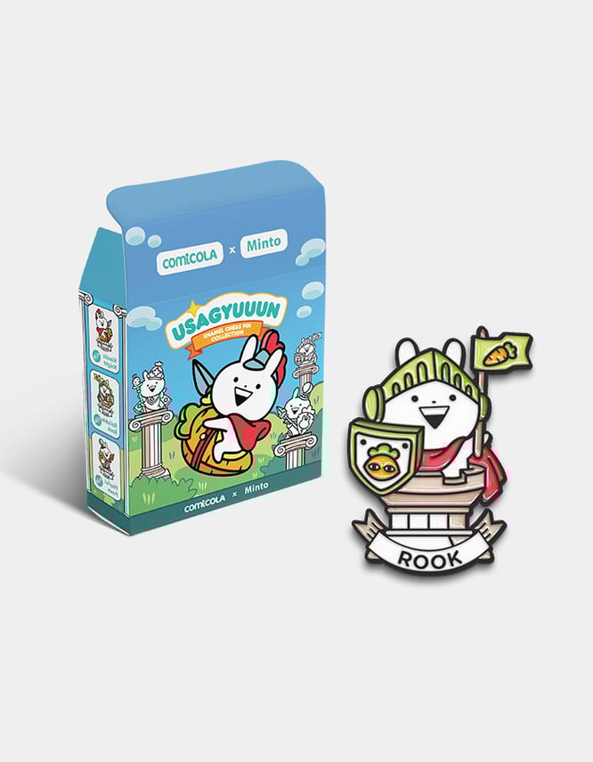 Huy hiệu kim loại tráng men Usagyuuun - Hộp Blindbox - Comicola Shop