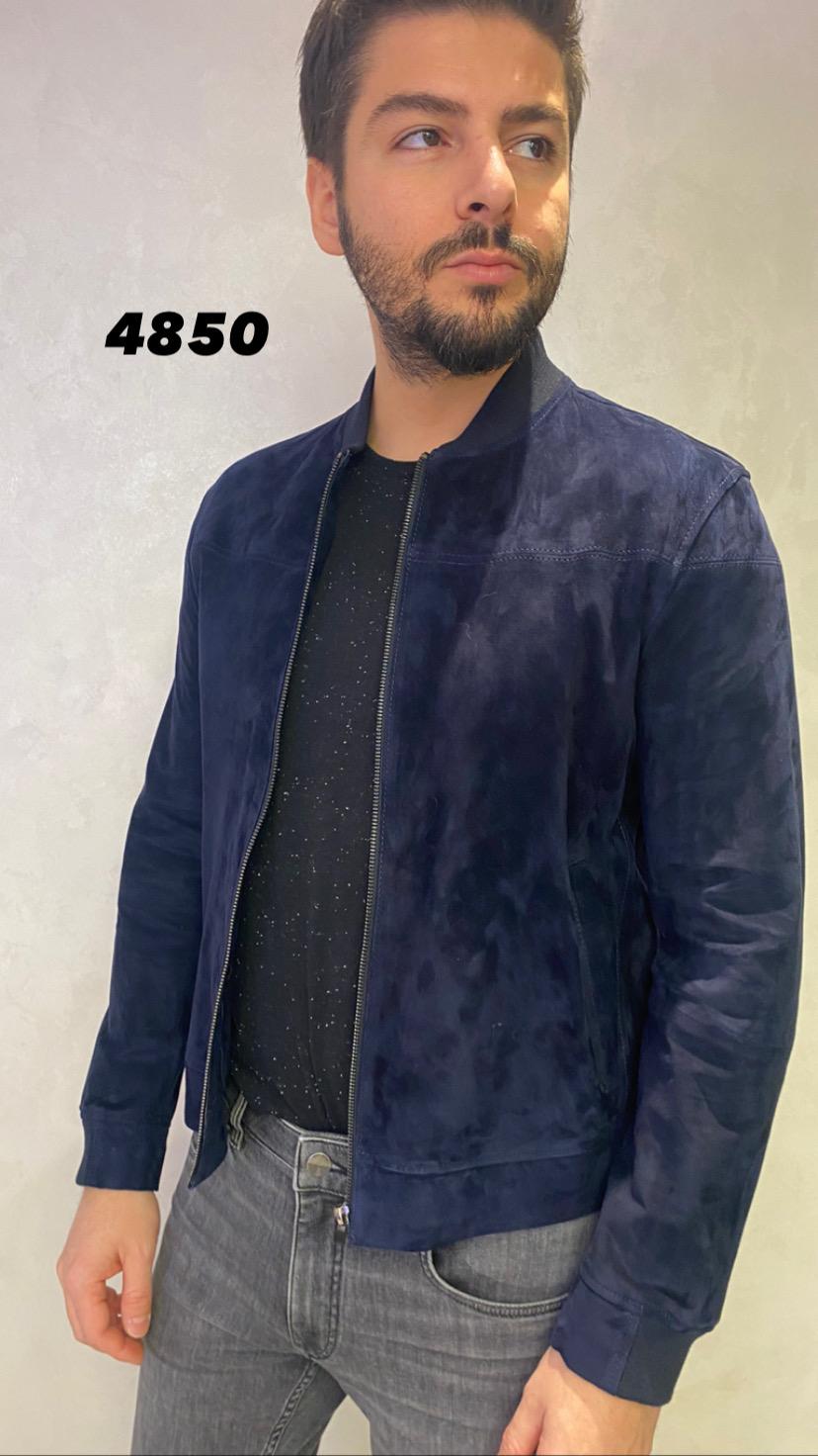 Goat Suede Skin Men Jacket - Turkish Leather