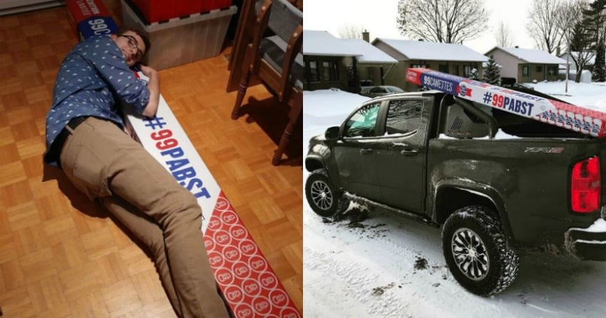 There is finally a 99-can case of beer available in Canada