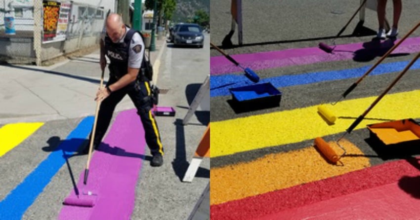 RCMP officer spearheads rainbow crosswalk project in BC community for ...