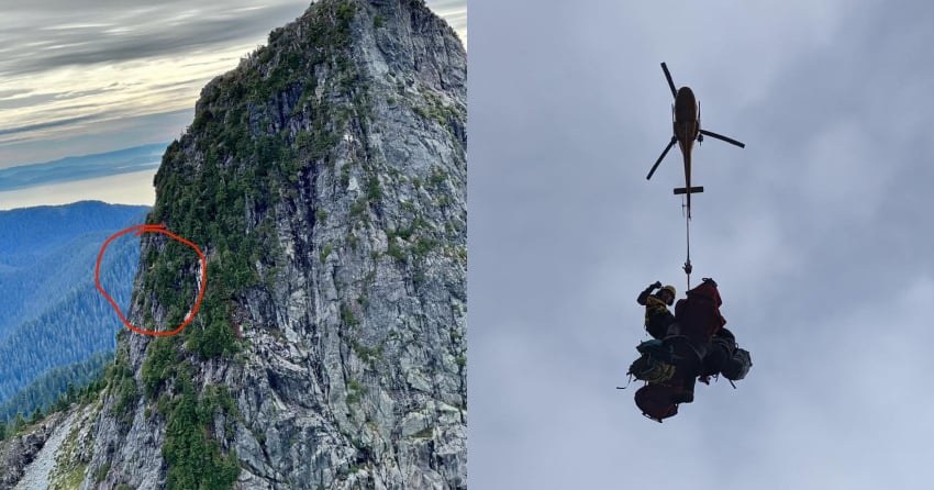 BC climber rescued by helicopter after fall knocked him unconscious for ...