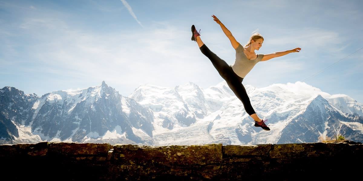 Ballerina Dancing Across Mountain Top Makes for Breathtaking Photos