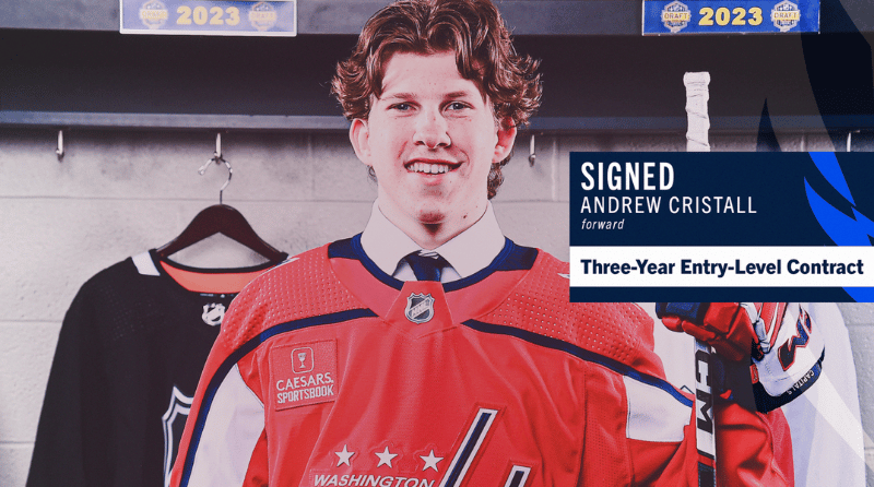 Rockets star Andrew Cristall makes it official with NHL club
