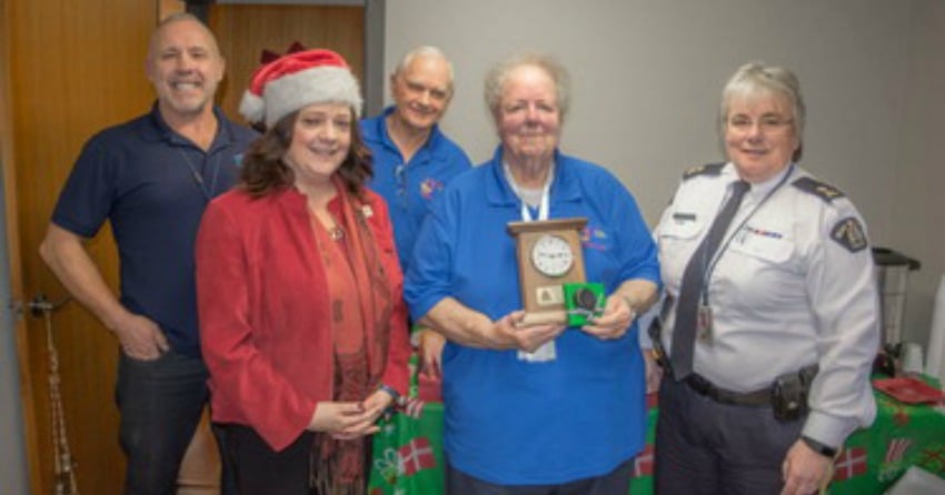 RCMP recognize volunteer for over two decades of service