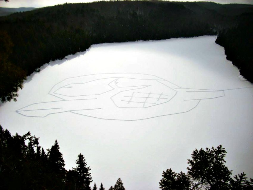 Snow Tags Are the Canadian Version of Crop Circles