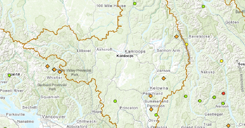 BC Wildfire Service dealing with multiple new fires in the Kamloops ...