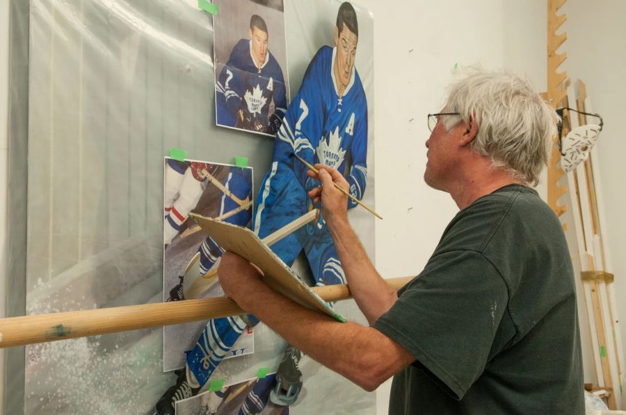 Penticton Artists Hockey Exhibition Taking Over Kelowna Art Gallery