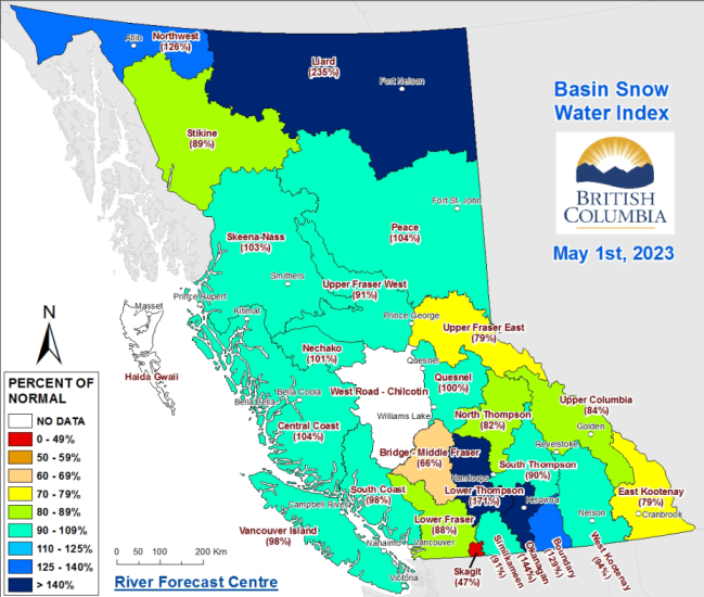 'Substantially below normal': Snowpack drops to nearly half of May 1 ...