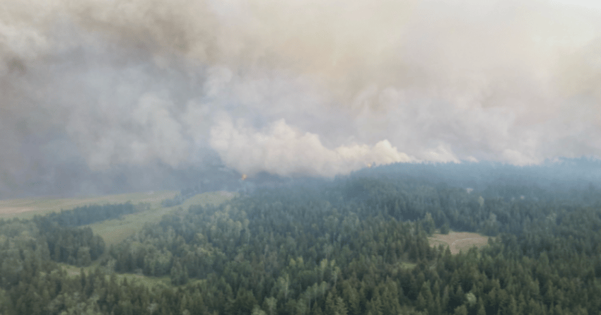 Rossmoore Lake wildfire out of control for a month