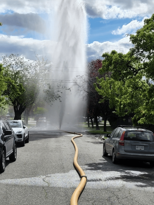'Never drive over a fire hose,': Firefighters plea to public to be ...