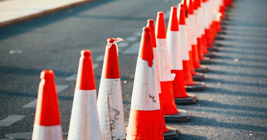 Single-lane alternating traffic on Hwy 97 between West Kelowna and ...