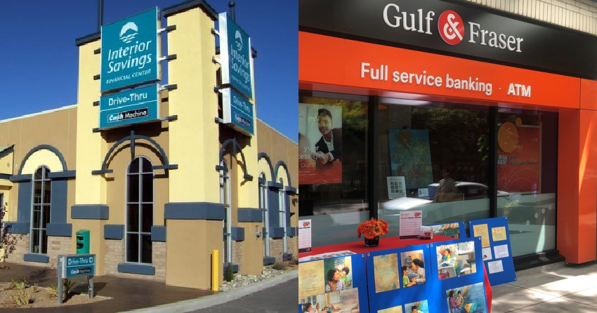 Interior Savings Credit Union merging with Gulf & Fraser