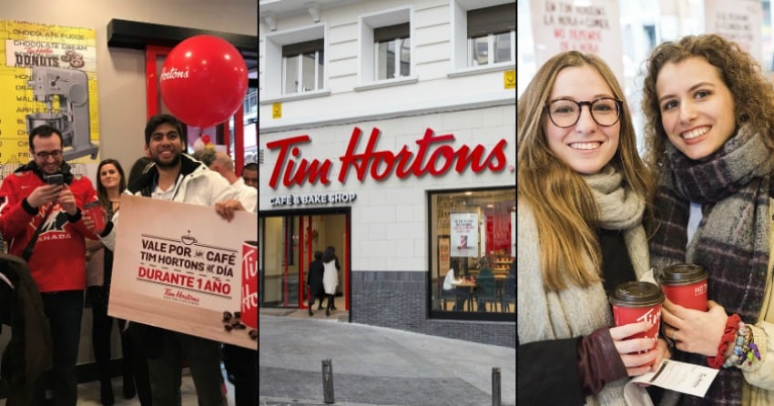 PHOTOS: Spain just opened its first Tim Hortons