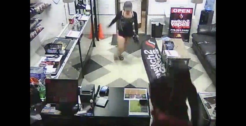 RCMP seek public's help identifying Vape Store robbery suspects