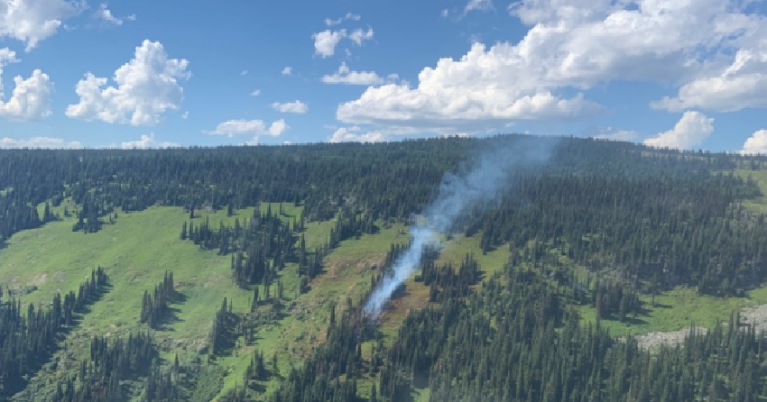 UPDATE: Wildfire north of Salmon Arm up to 15 hectares