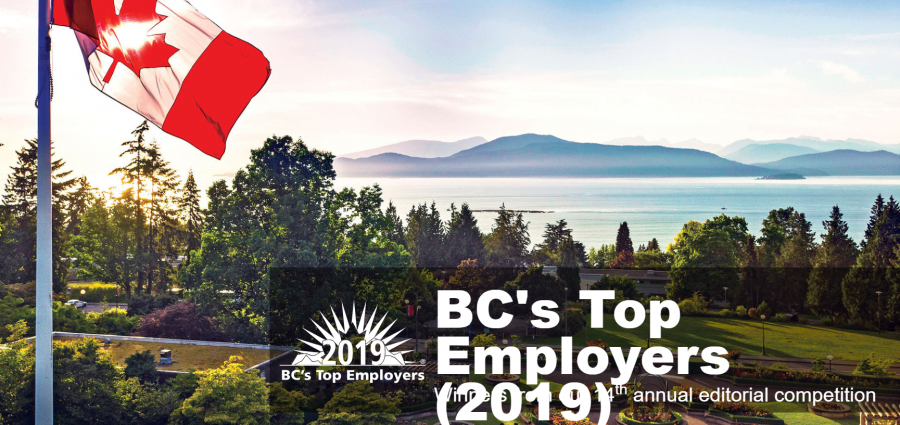 BC’s top 100 employers list for 2019