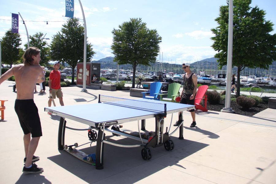 Outdoor rec room and social lounge opens in Stuart Park