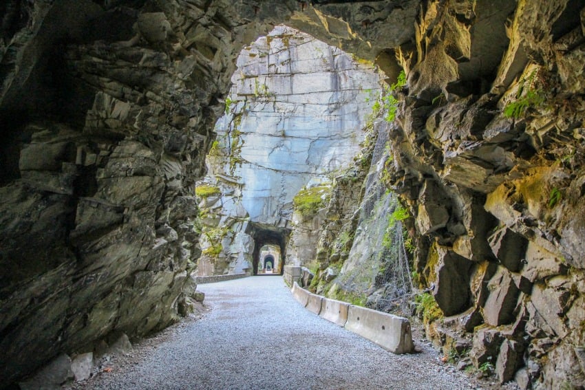 A historic stop with spectacular views of the Othello Tunnels!