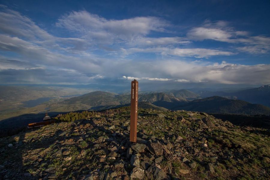 The easy way to the Alpine up Mount Kobau