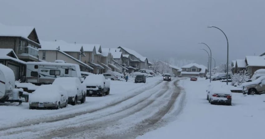 Heavy snow forecasted for North Okanagan, Shuswap and Thompson