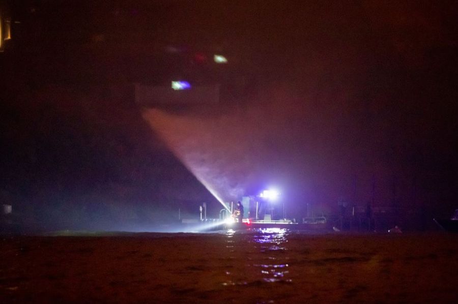 PHOTOS: Horrific destruction in Traders Cove as seen from Okanagan Lake